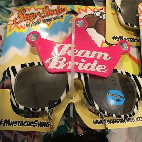 Party Supplies | Team Bride Sunglasses Lot With Detachable Mustache ...